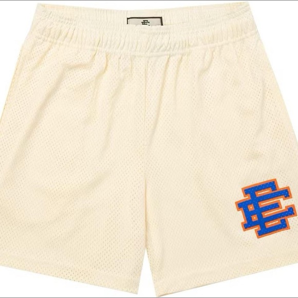 Eric Emanuel | Shorts | Eric Emanuel Cream Basketball Shorts | Poshmark